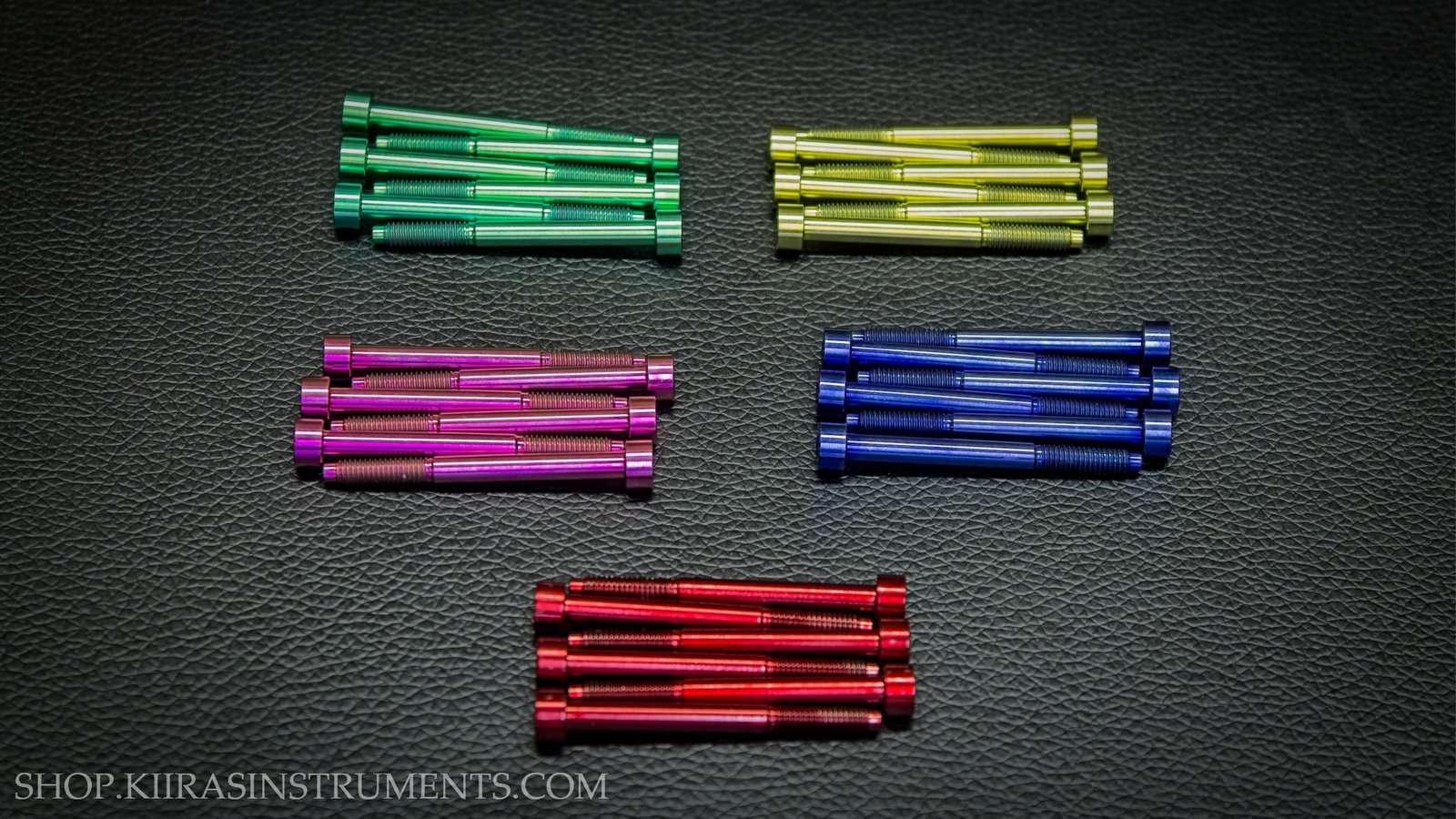 String Lock Screw 6-set – Titanium - Kiiras Instruments shop