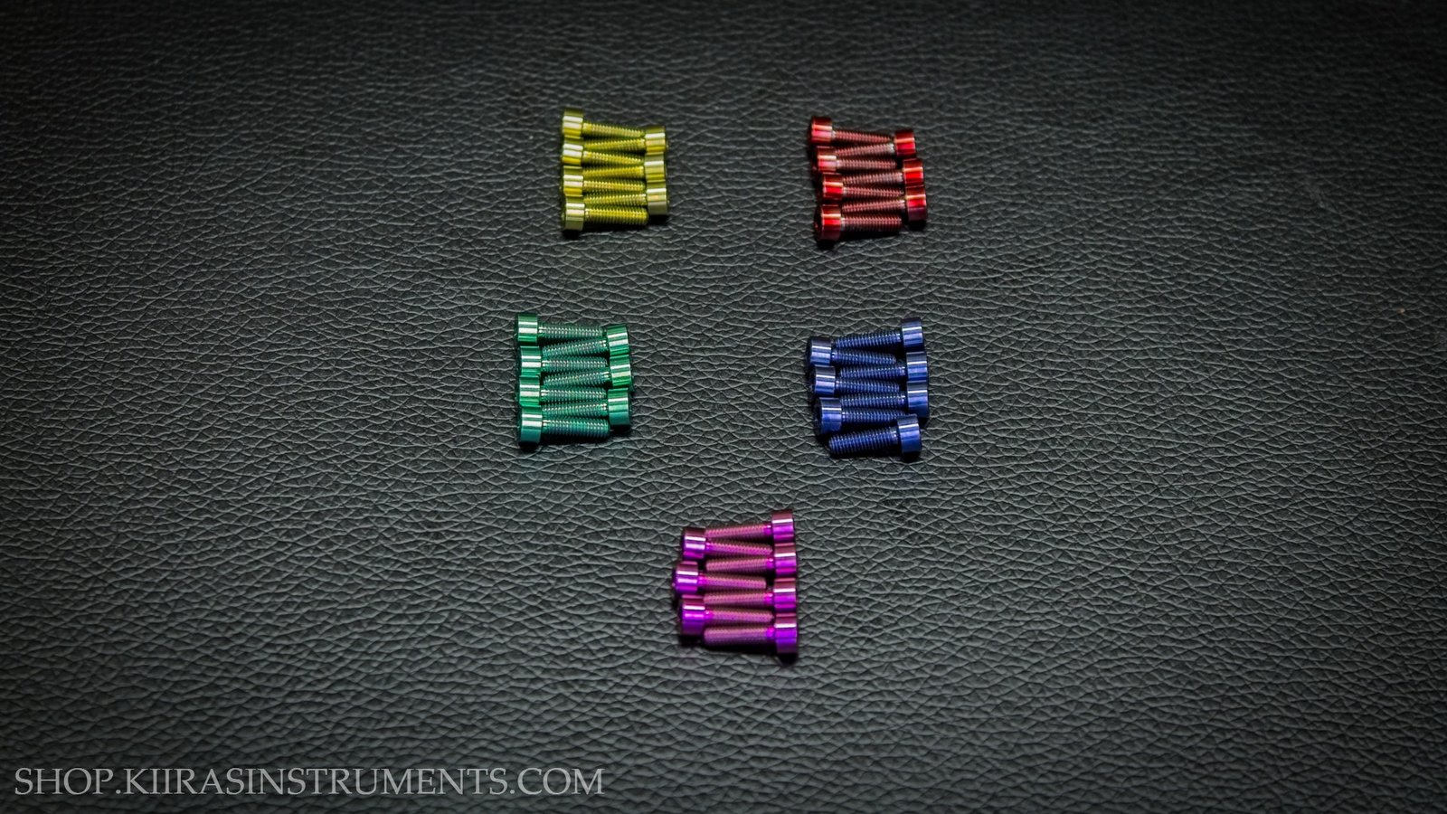 Saddle Mounting Screw 7-set – Titanium - Kiiras Instruments shop